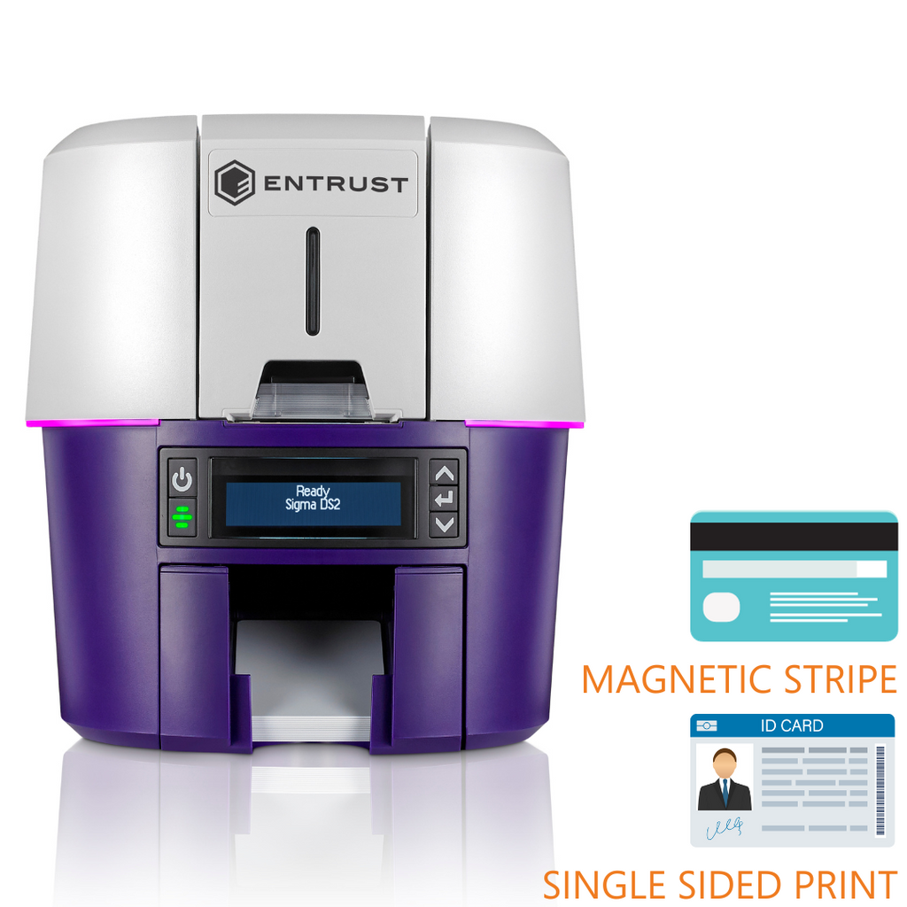 Entrust Sigma DS2 Single Sided ID Card Printer – Cards-X (UK)