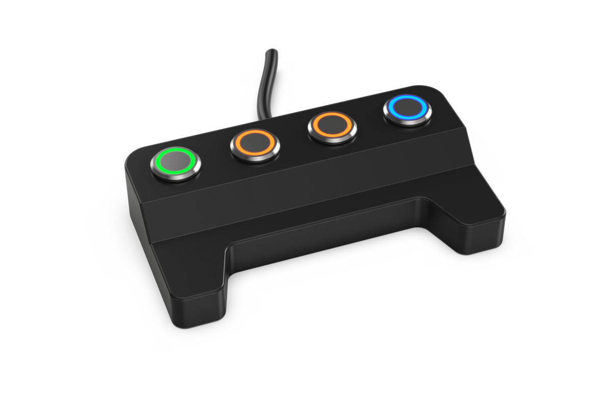 Manual Remote 4 Push Button for Turnstile | CX-4PUSHBUTTON-TURN | Cards ...