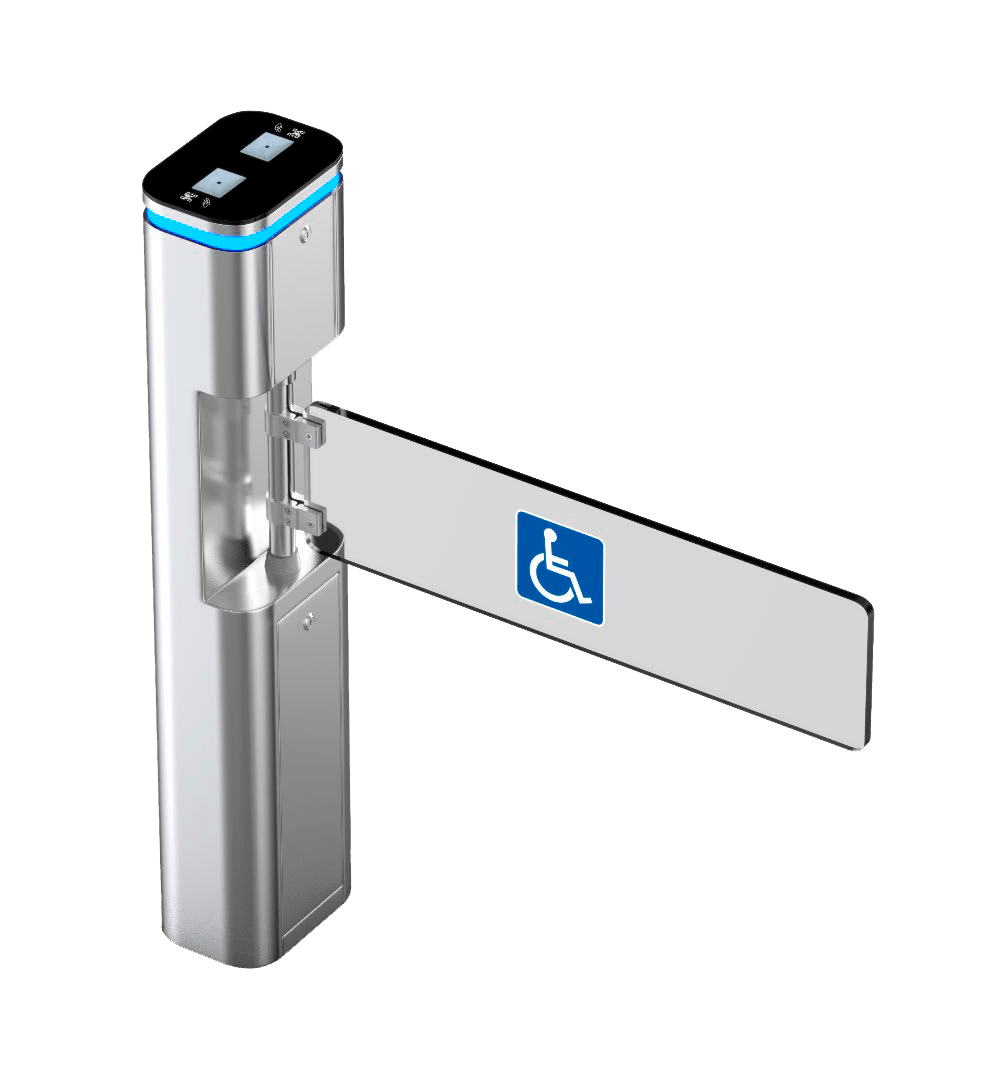 Capella 225 Access Control Swing Gate Turnstile | CX-CAP-225 | Cards-X (UK)