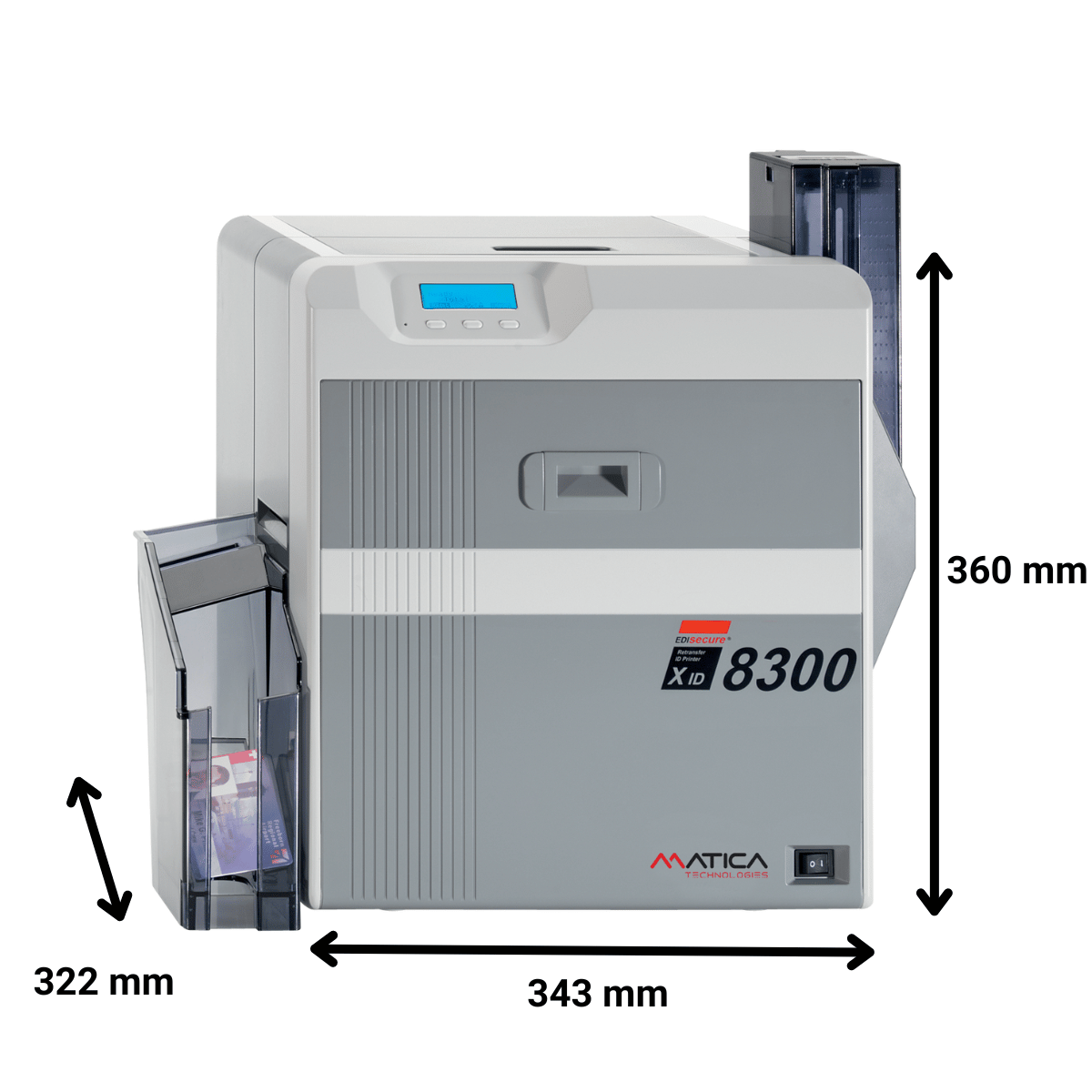 Matica XID8300 Retransfer Ribbon | Dual Sided | Mag & Contact ...