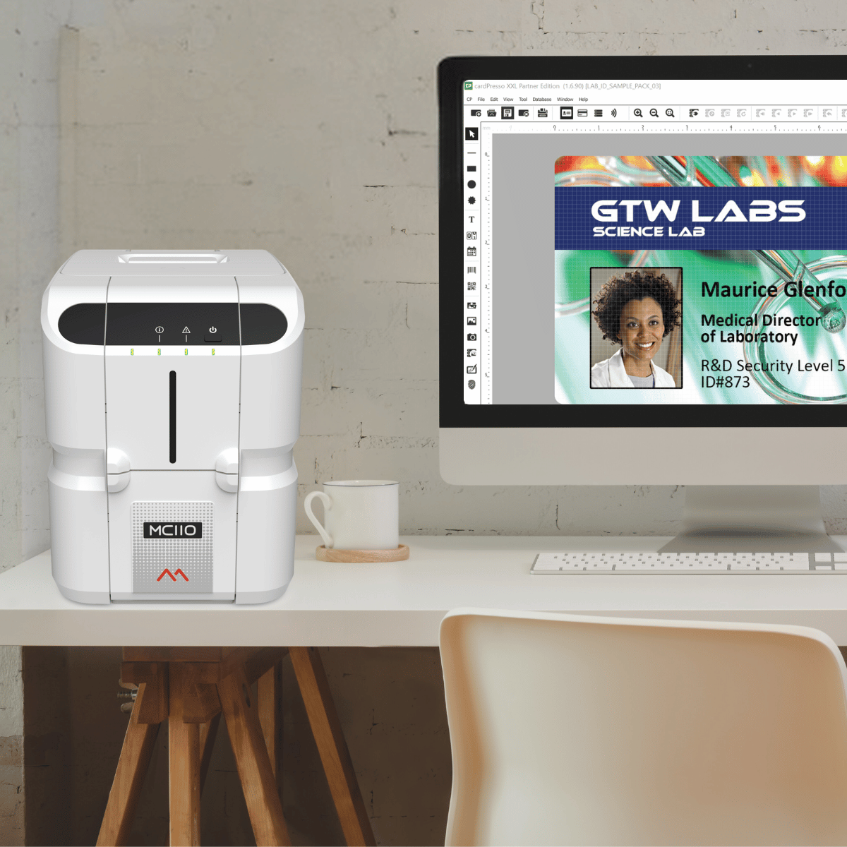 MC110 Direct-to-Card Printer | Dual Side | Dual Interface Encoder ...